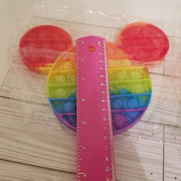 Toys | Mickey Mouse Push Pop Fidget Bubble Popper Popit Stress Sensory ...